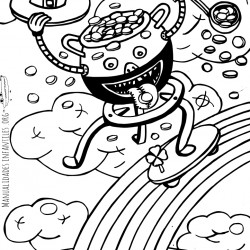 Dibujos del Día de San Patricio St Patrick's Day -Manualidades Infantiles