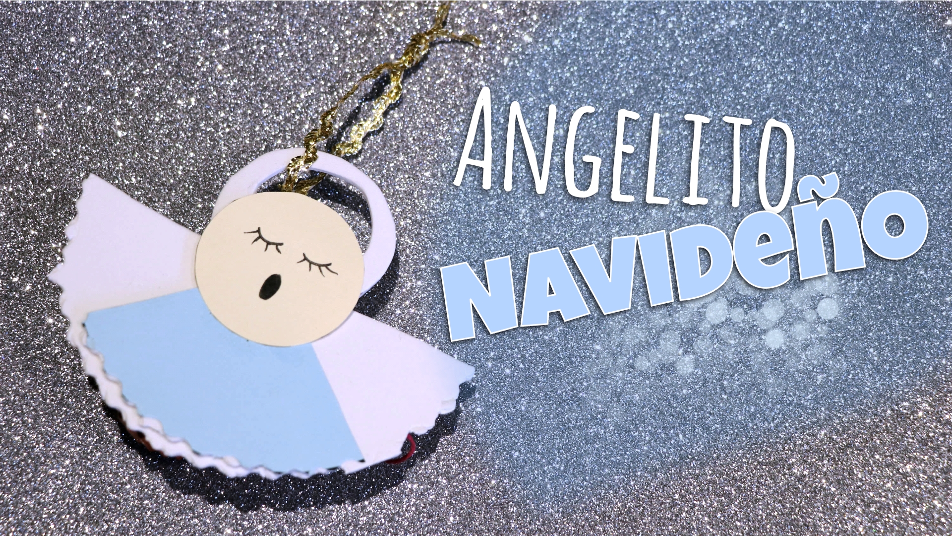 Angelitos navideños - Manualidades fáciles para Navidad