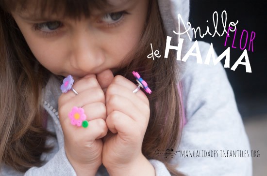 Anillos de flores Hama Beads -Manualidades Infantiles