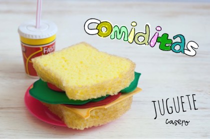 Comiditas de juguete -Manualidades Infantiles