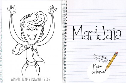 Dibujo de Marijaia -Manualidades Infantiles