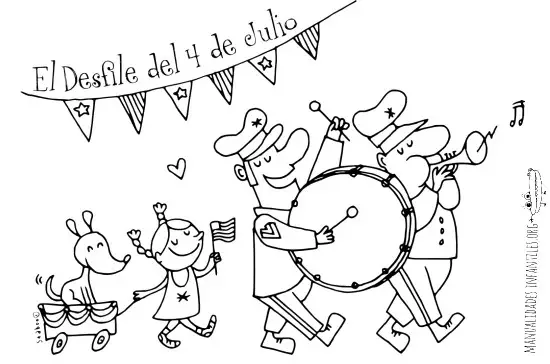 4 de Julio - Independencia de Estados Unidos - Manualidades Infantiles