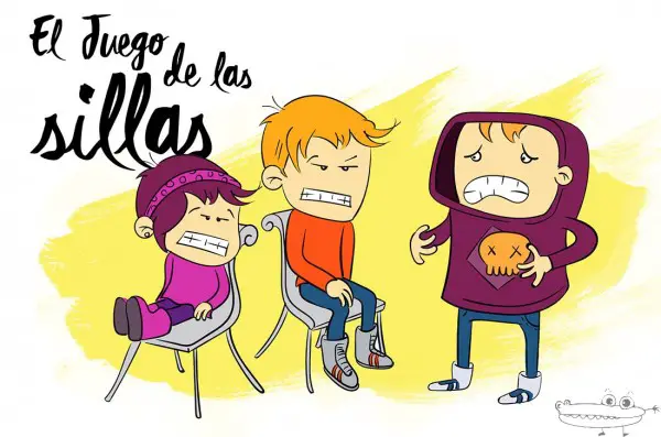 El juego de las sillas -Manualidades Infantiles