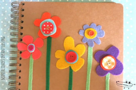 Libreta para mamá -Manualidades Infantiles