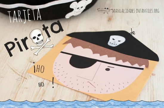 Tarjeta pirata -Manualidades Infantiles