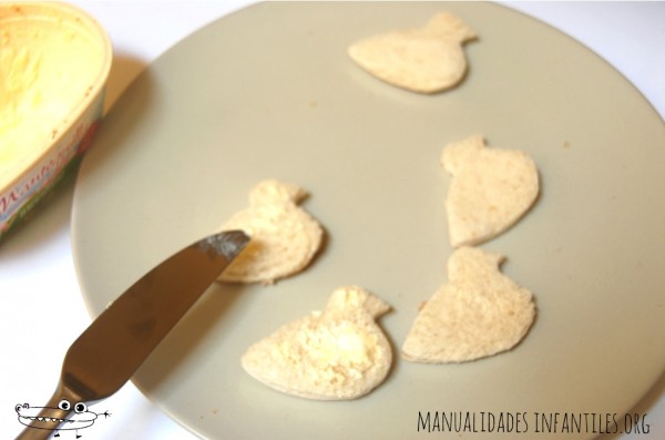 Tostadas de pajaritos de mermelada -Manualidades Infantiles