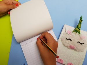 Libreta o cuaderno Unicornio -Manualidades Infantiles