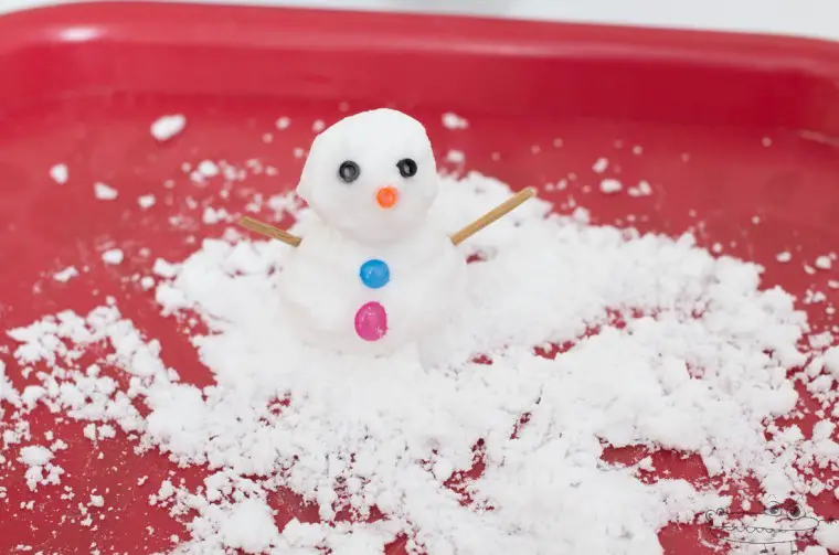 Nieve casera fácil | Experimentos para niños de preescolar